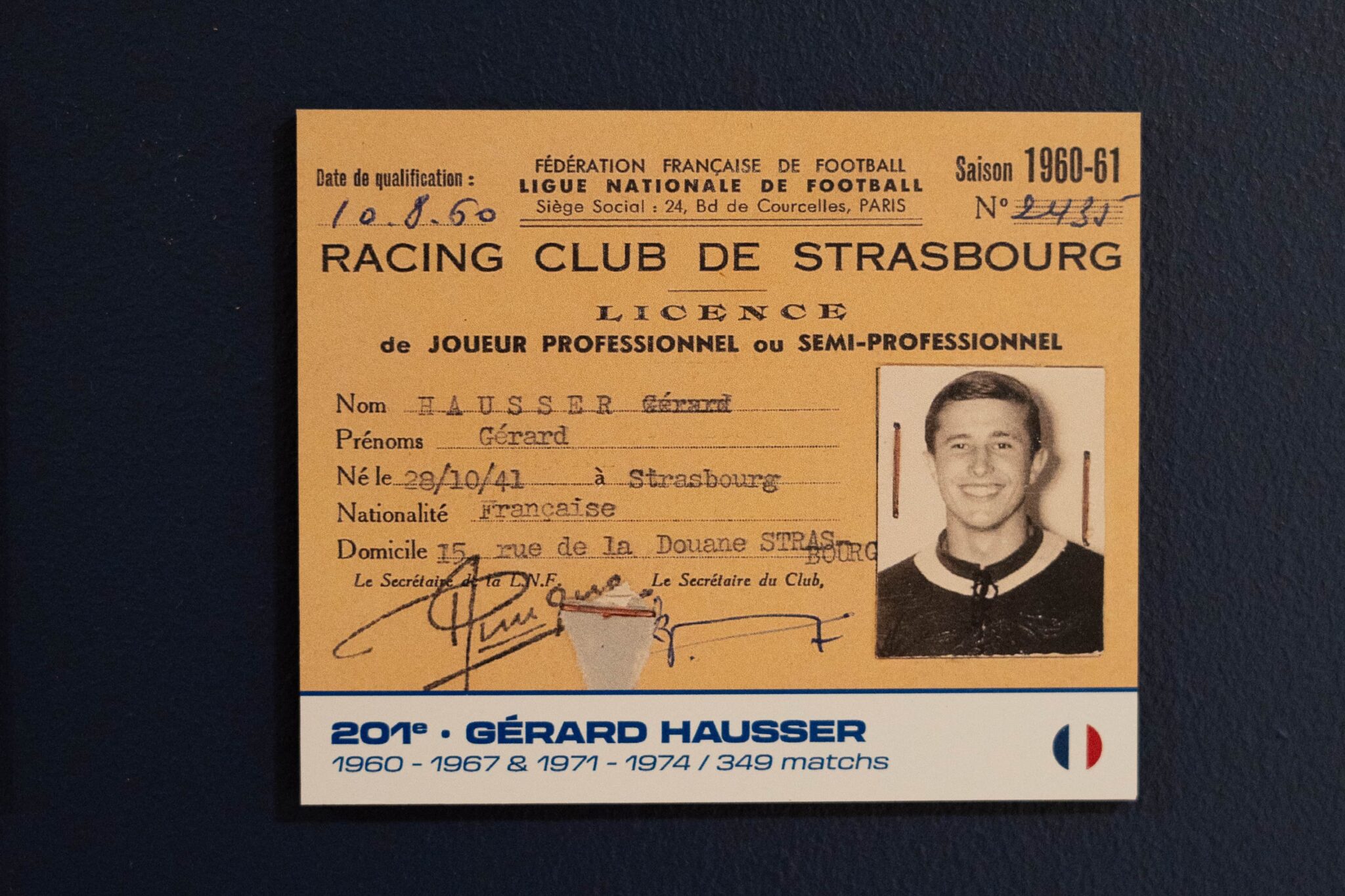 Gérard Hausser s’en est allé - Racing Club de Strasbourg Alsace